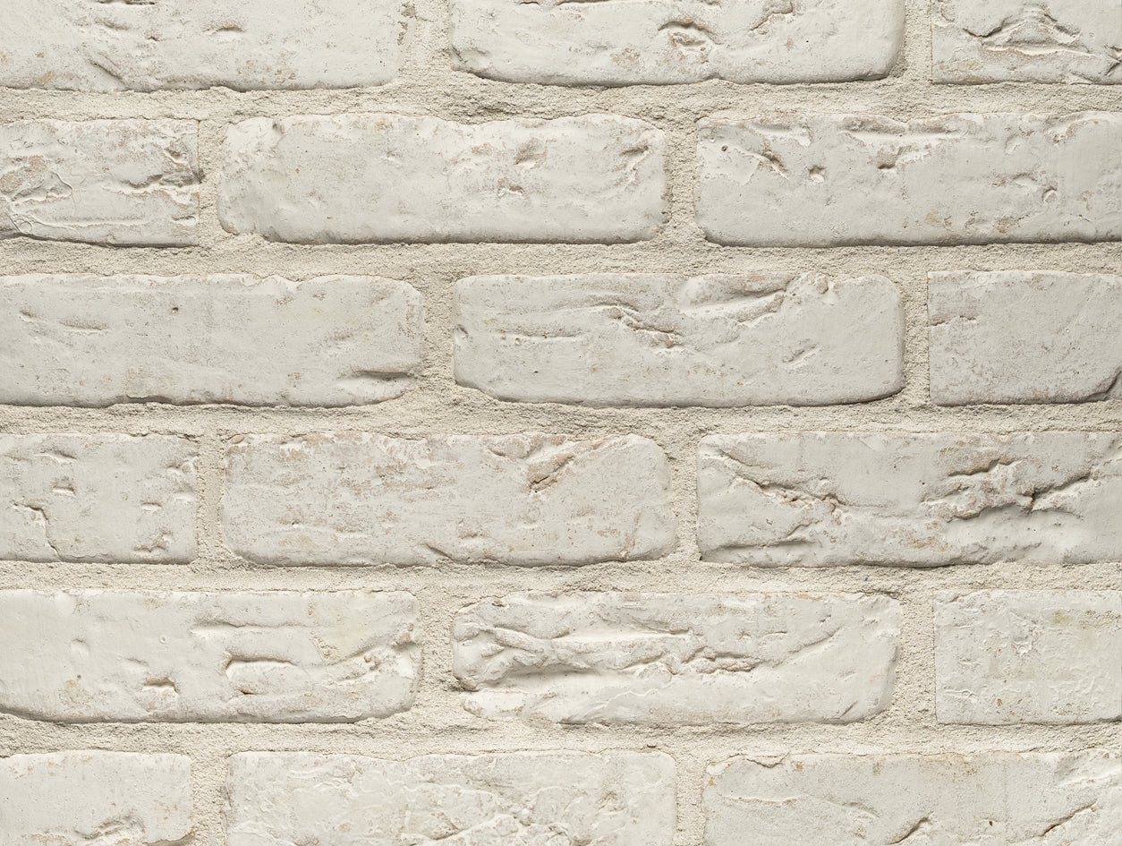 Camtech White Rustica Facing Brick. — Brickmongers London