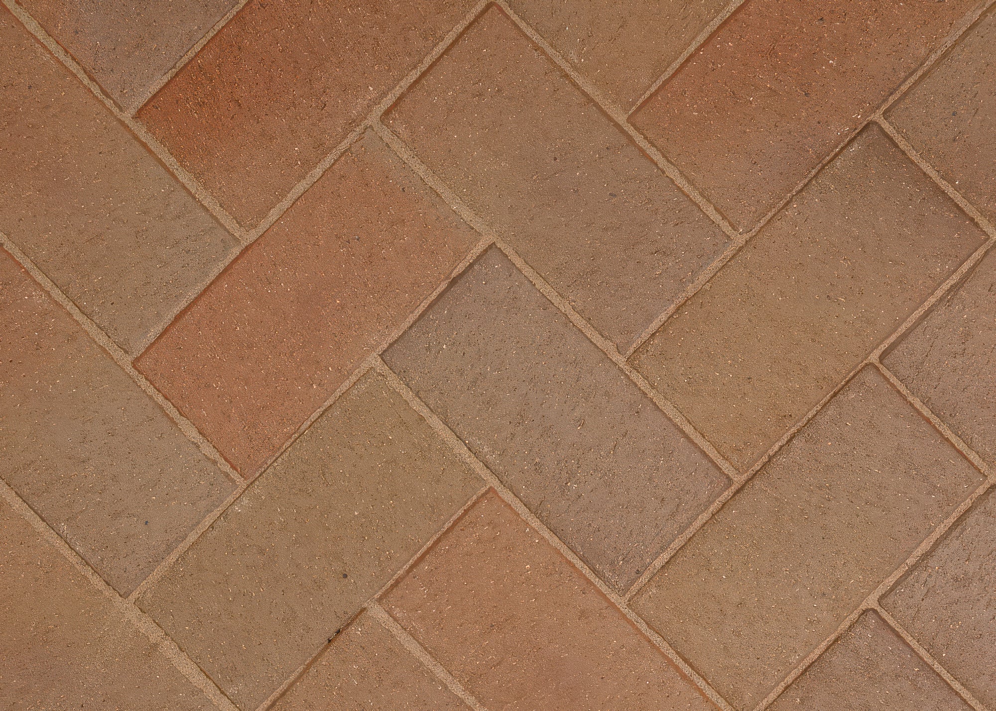 Michelmersh Hadley Brindle Chamfered Pavers — Brickmongers London